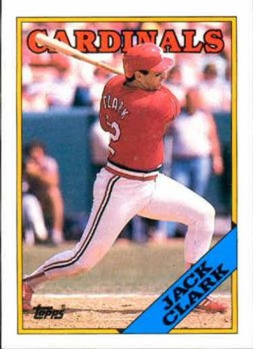 1988 Topps #100 Jack Clark Cardinals NM-MT | eBay
