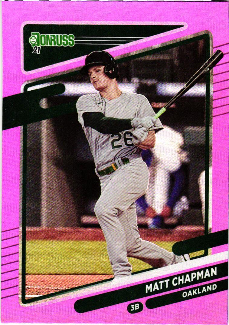 2021 Donruss #168 Matt Chapman Holo Pink | eBay