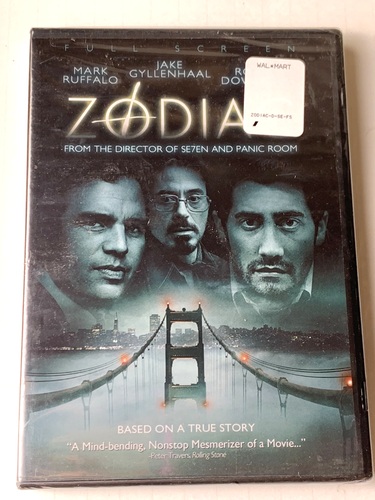 Zodiac DVD 2007 Fullscreen Robert Downey Jr NEW SEALED/ ships same day ...