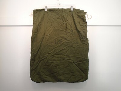 USGI US Military Cotton Laundry Barracks Bag OD Green OG-107 1983 4-J ...