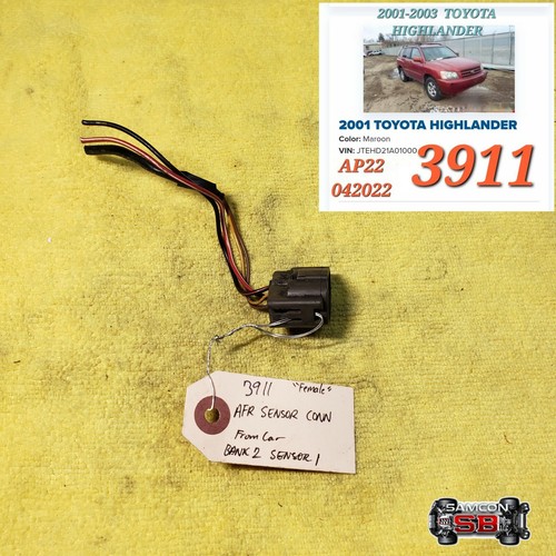 ⭐⭐OEM 2001-2003 TOYOTA HIGHLANDER AFR SENSOR CONNECTOR BANK 2⭐⭐ | eBay