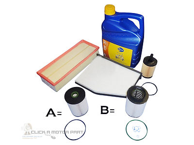 VW GOLF MK5 TDI ENGINE OIL 5W30 + OIL AIR FUEL DIESEL POLLEN FILTER ...