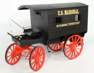 Model Expo Model Trailways MS6010 - U.S. Marshal's Jail Wagon - 1:12 | eBay