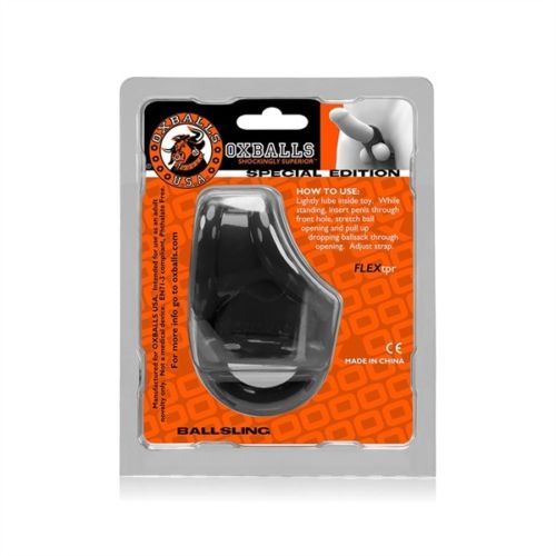 Oxballs BALLSLING TPR Rubber Penis Cock Ring With Ball Splitter Male ...