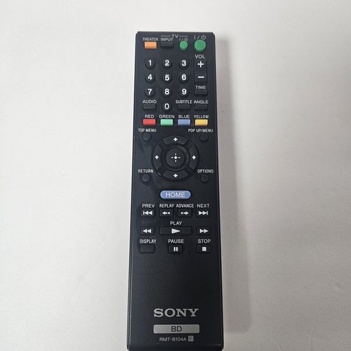 Genuine Sony RMT-B107A BD Remote BLU RAY DVD Player OEM USA F | eBay