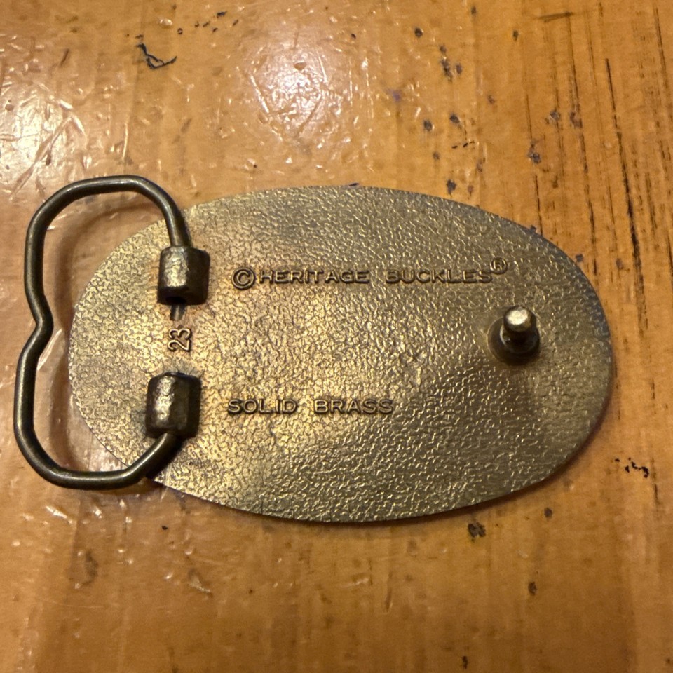 M1 Tank Brass Belt Buckle From Heritage Buckles | eBay