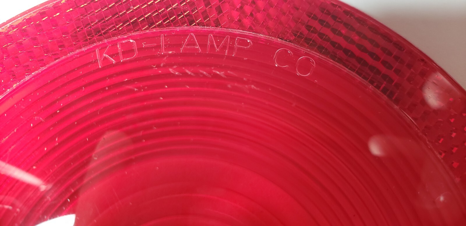 Pair KD-LAMP CO Universal Tail Light Trailer Camper Red Brake Lens ...
