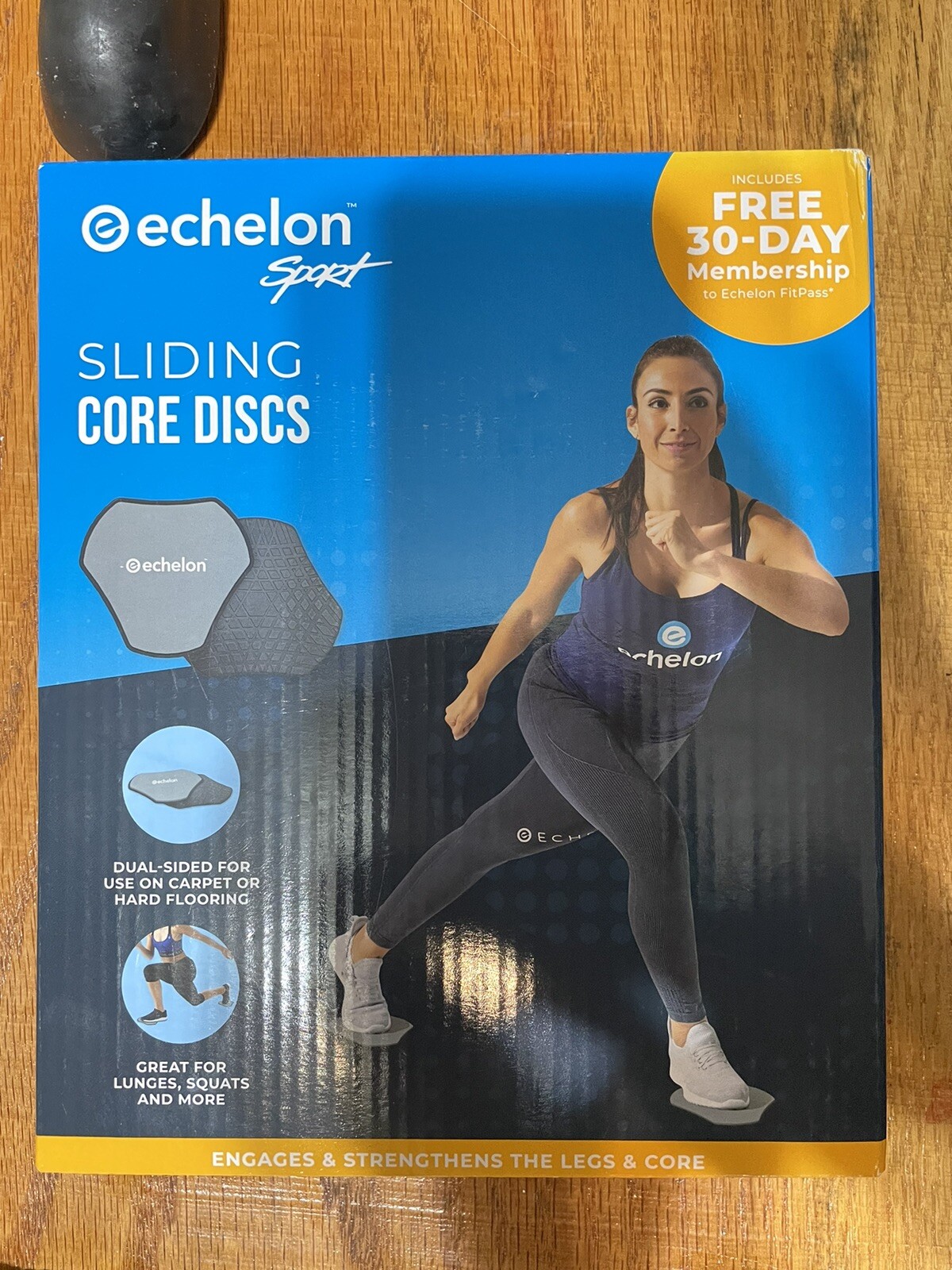 Sliding Core Discs Exercise Lunges Squats Echelon Sport Strength ...