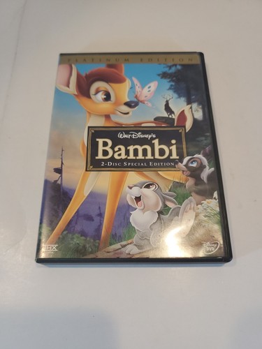 Bambi (DVD, 2005, 2-Disc Set, Platinum Edition) w/ Insert Walt Disney ...