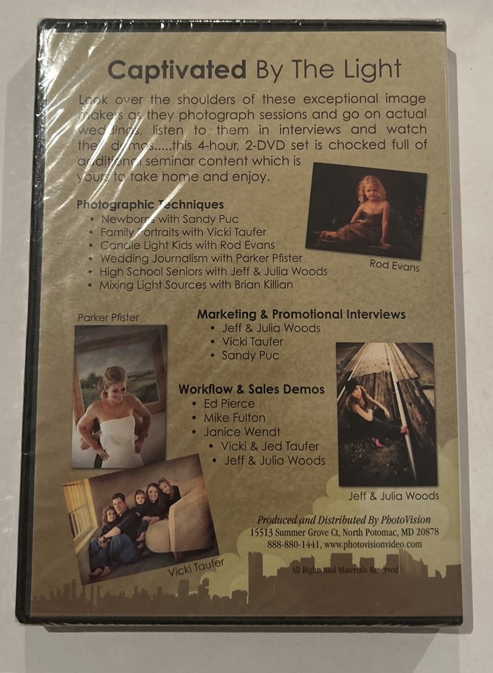 Captivated By The Light - Ed Pierce - Photovision 2 DVD set - Brand New ...