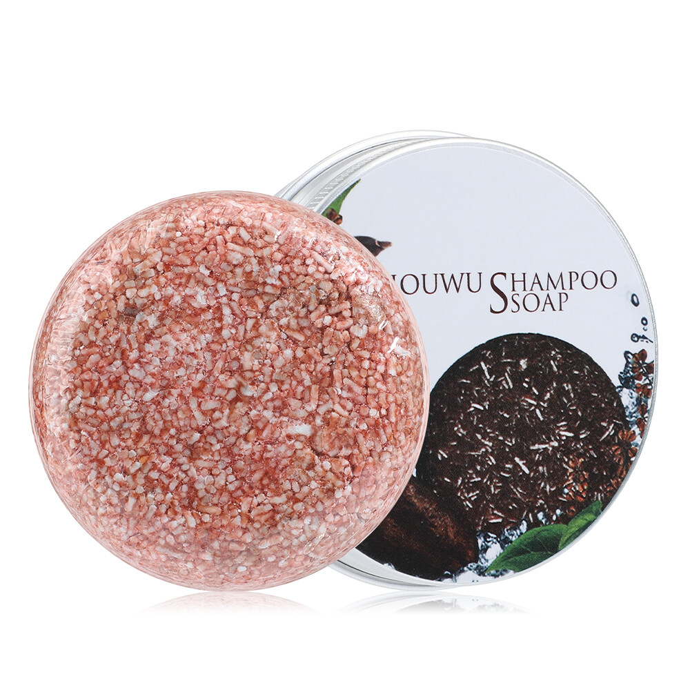 2x Natural Polygonum Hair Darkening Shampoo Bar Dark Gray Hair Reverse ...