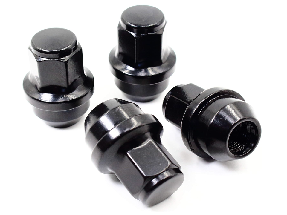 24pc Solid Black Lug Nuts OEM Replacement 14x1.5 Fits Ford F-150 2015 ...