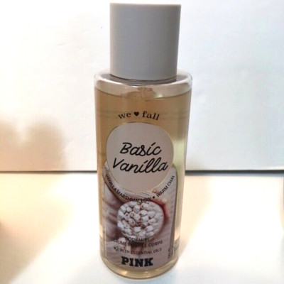 NEW VICTORIA'S SECRET PINK "BASIC VANILLA" BODY MIST SPRAY 8.4 FL OZ | eBay