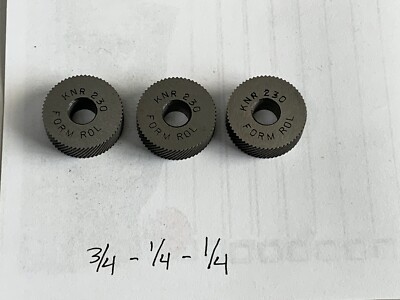 Form Roll KNR-230 High Speed Steel Knurl 3/4x1/4x1/4 | eBay