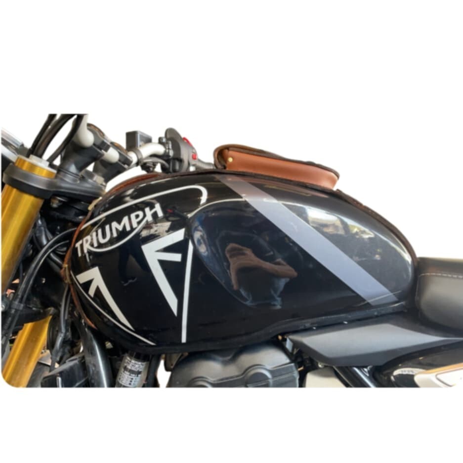 Tank Strap Bag Speed400 (Real Leather) for Triumph Speed 400 ...