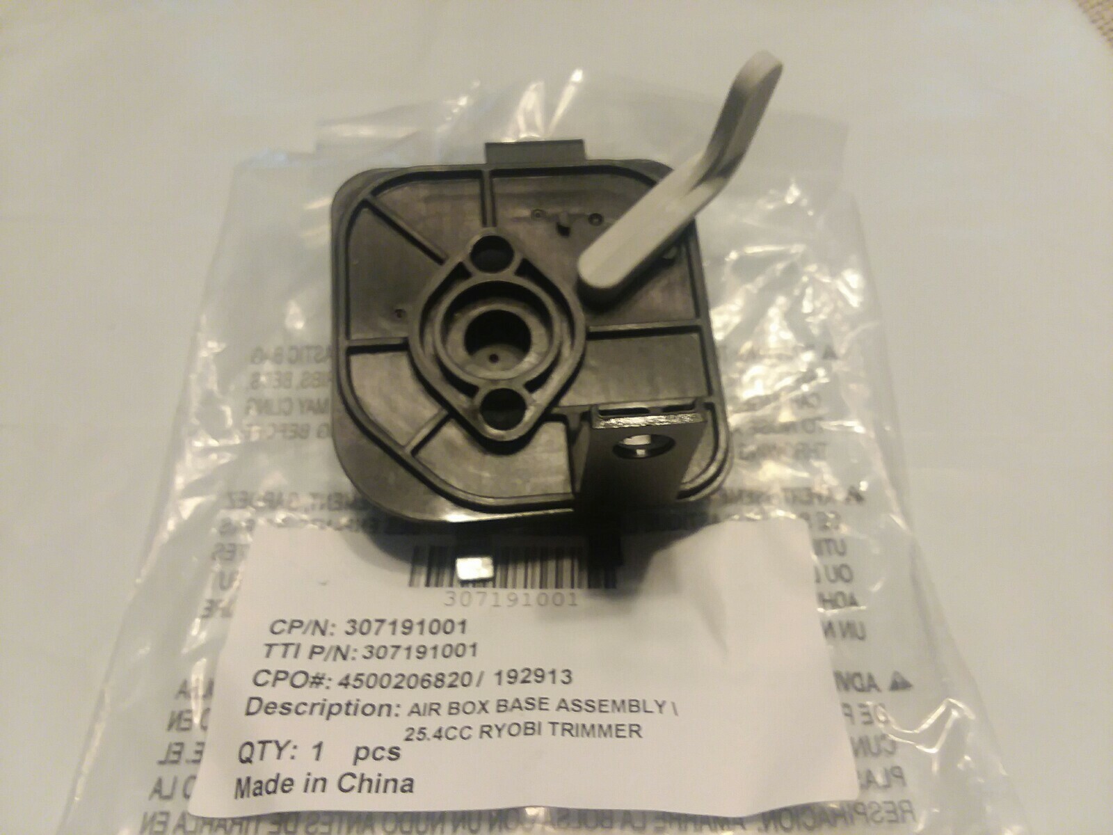 Homelite Air Filter Cover Air Filter Airbox base w/Choke Lever UT33600B ...