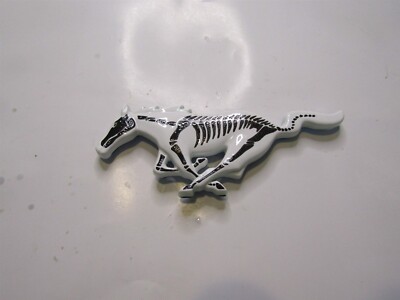 1994-2004 Ford Mustang Grill Emblem Reverse Skeleton 95 96 97 98 99 00 ...