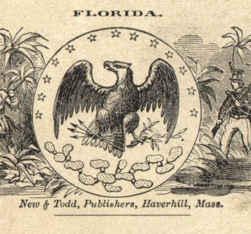 1880s New & Todd Florida State Seal P112 | eBay