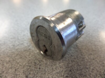 BEST IC CORE 1 3/8" MORTISE CYLINDER LOCK WITH E CORE USED NO KEYS ...