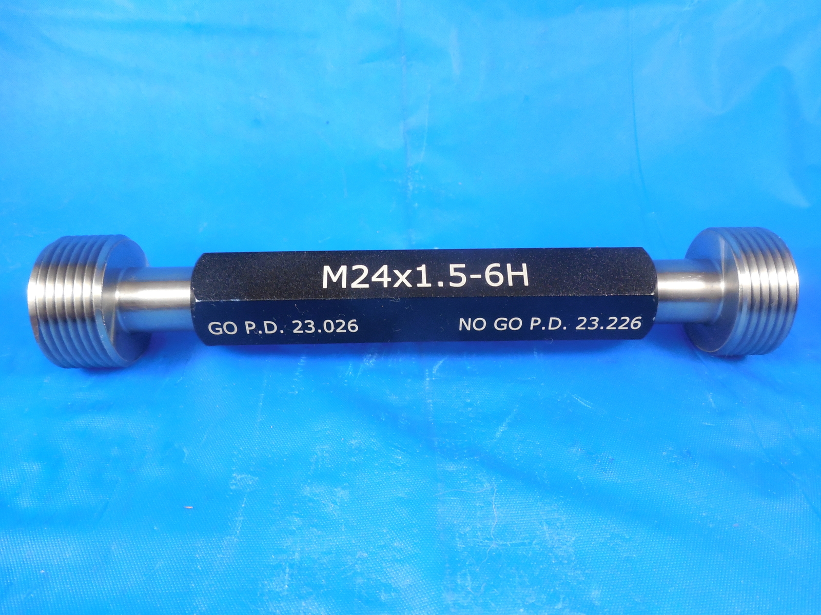 NEW M24 X 1.5 6H METRIC THREAD PLUG GAGE 24.0 1.50 GO NO GO PD'S 23.026 ...