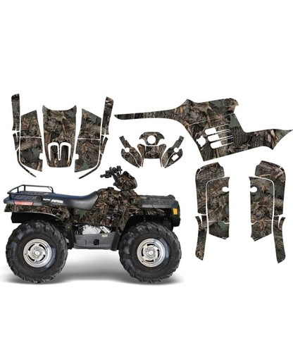 ATV GRAPHICS KIT DECAL WRAP For Polaris Sportsman 400-700 95-04 ...