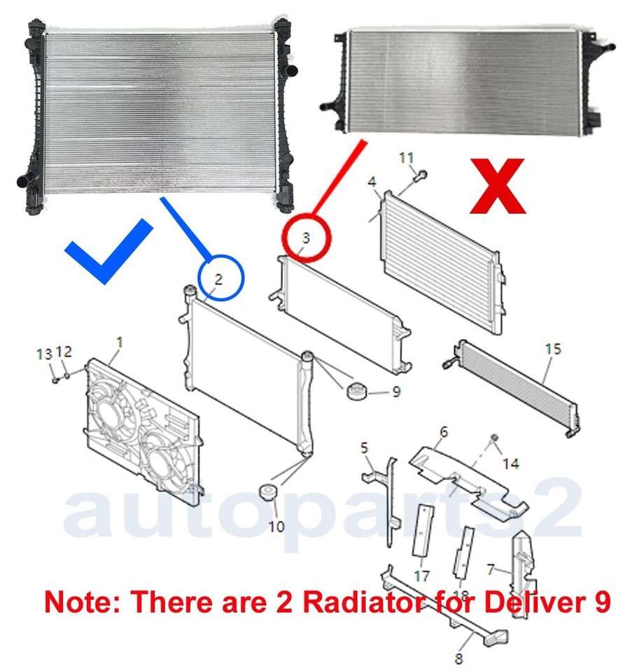 New Genuine Radiator for LDV MAXUS Deliver 9 MT Diesel 2019-on | eBay UK