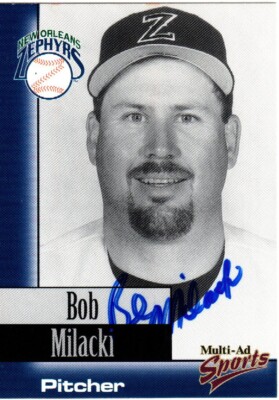 Bob Milacki Autograph 1998 Multi-Ad Sports Minor League Auto Card ...