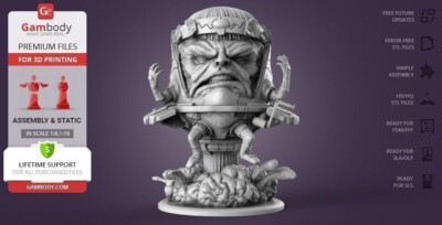 MODOK Resin Sculpture Statue Model Kit Marvel size choices! Unpainted ...
