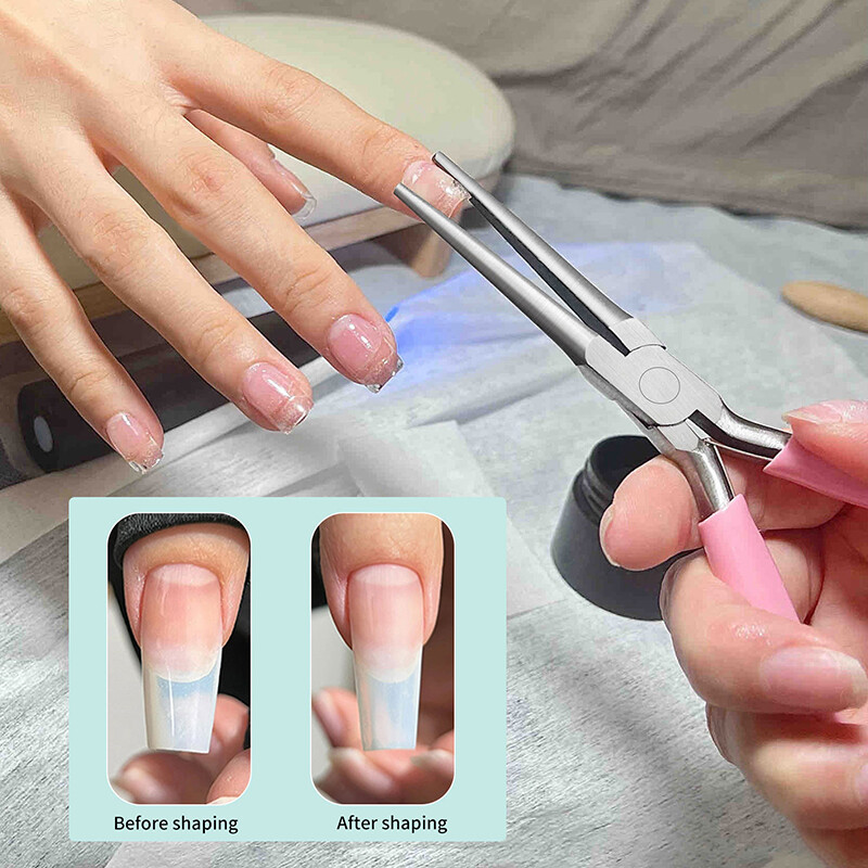 Acrylic Nail Pincher Pinching Pinch Clamp Tool Art C Curve Manicure ...