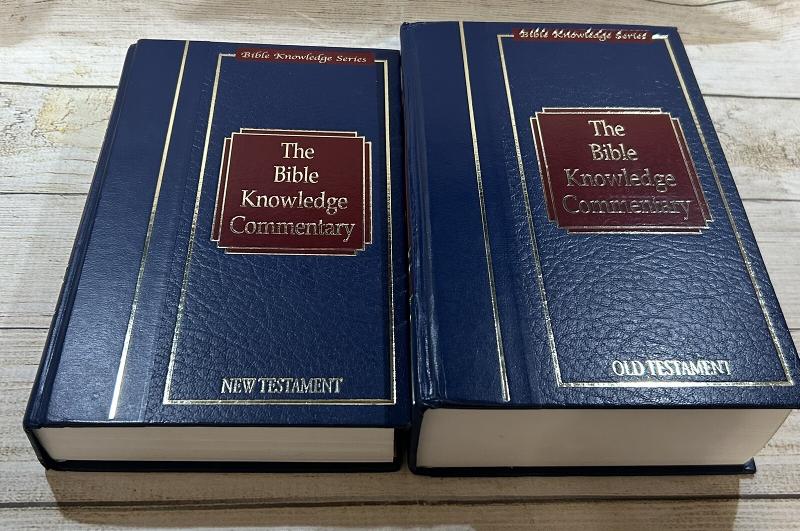 Set of 2 The Bible Knowledge Commentary Old & New Testament Walvoord ...