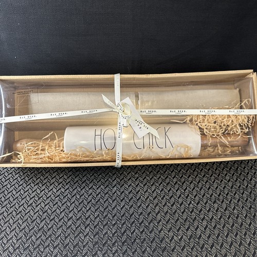 Rae Dunn By Magenta Rolling Pin And Apron Gift Set | eBay