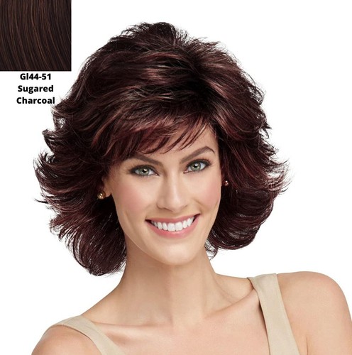 Raquel Welch Breeze Layard Wig, Color R6/30H Chocolate Copper Hair ...