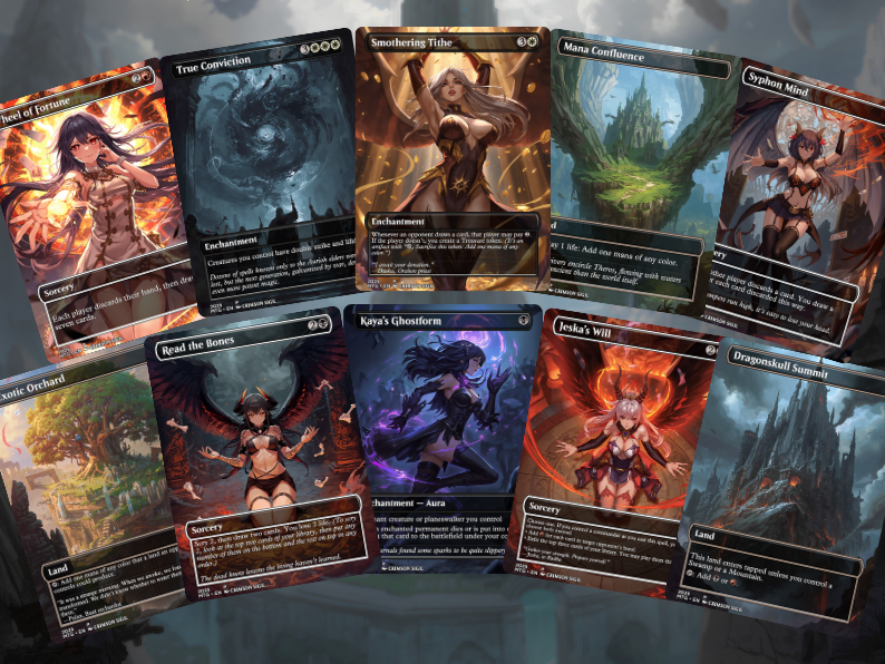 MTG Kaalia of the Vast Commander Deck | 100-Card+Tokens Premium Proxy ...