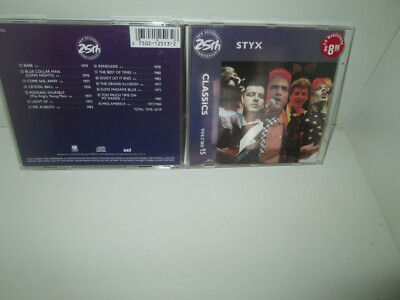 STYX CLASSICS Volume 15 Rock cd 1970s-80s 14 songs 75021251328| eBay