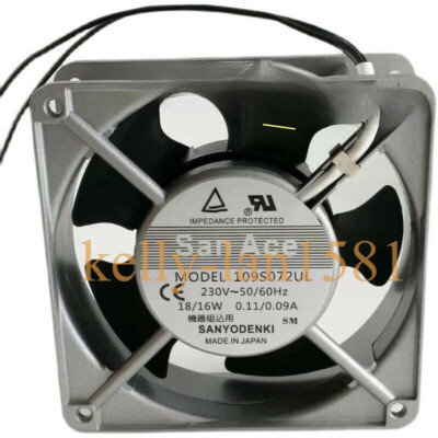 1Pcs SANYO 109S072UL 12CM 12038 230V Cabinet Gale Volume Cooling Fan 2 ...