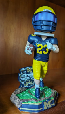 MICHIGAN Wolverines FOCO National CHAMPIONS Bobblehead RARE - LOW ...