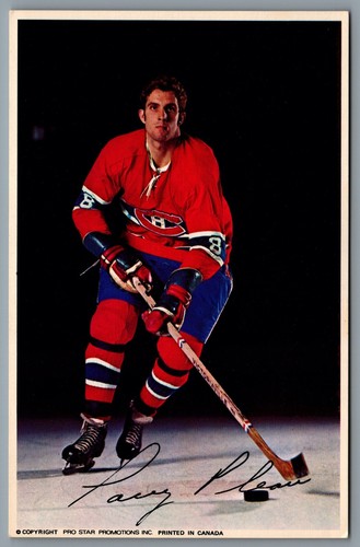 Postcard 1970s Montreal Canadiens #8 Larry Pleau - Pro Star Promotions ...