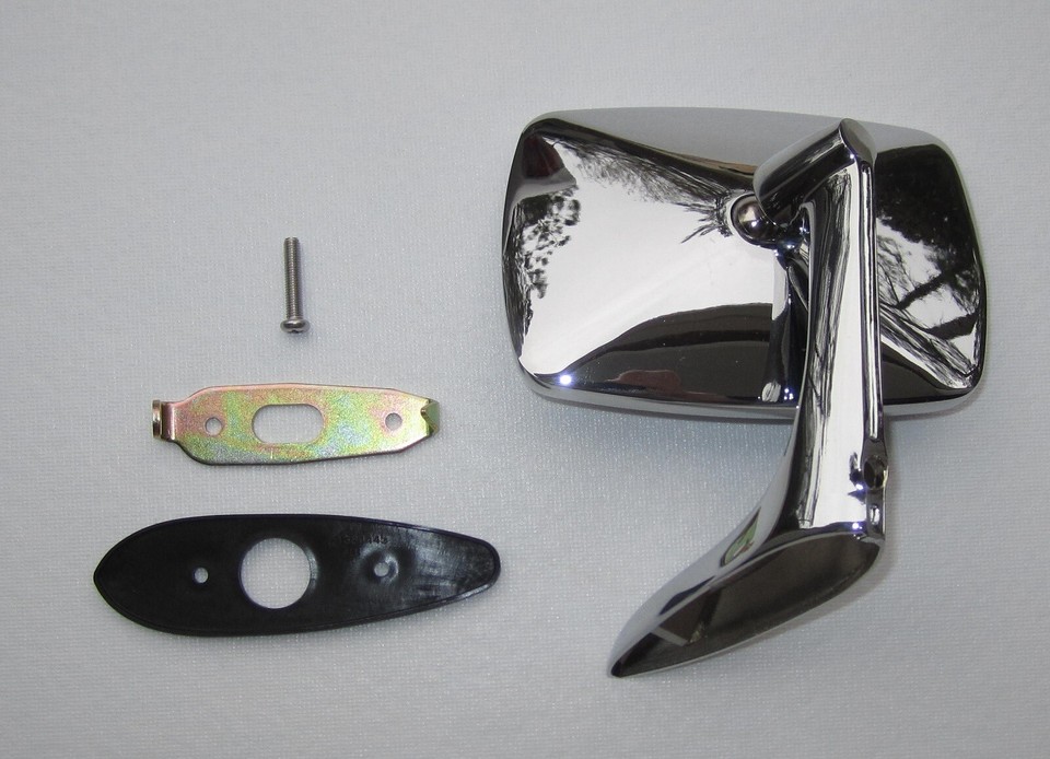 1968-1969 Buick RH Passenger Side Outside Rear View Mirror | Chrome ...