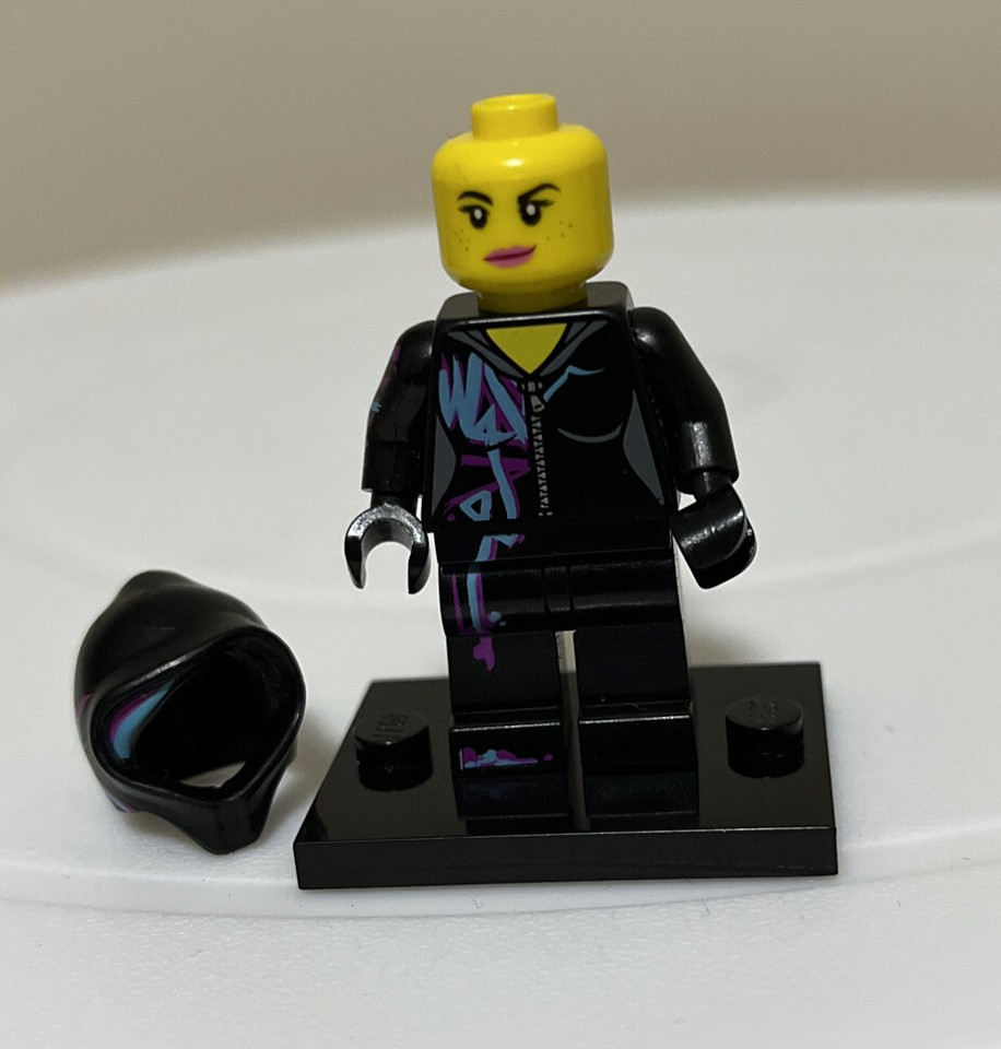 The LEGO Movie Wildstyle / Lucy Minifigure & Hood Collectible VGC | eBay