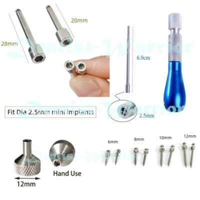 Dental Orthodontic Mini An Implant Micro Screws Driver Screwdriver ...