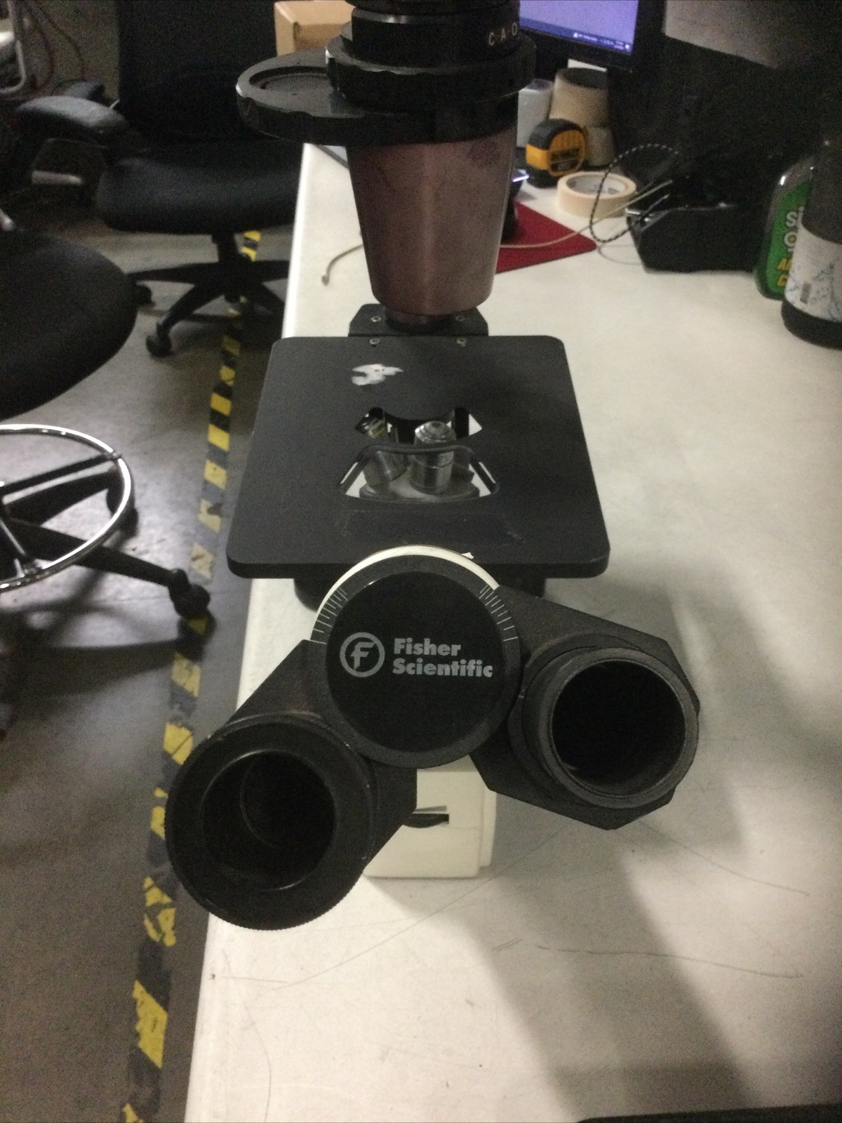 Fisher Scientific Micromaster Inverted Binocular Microscope 12-560-45 ...