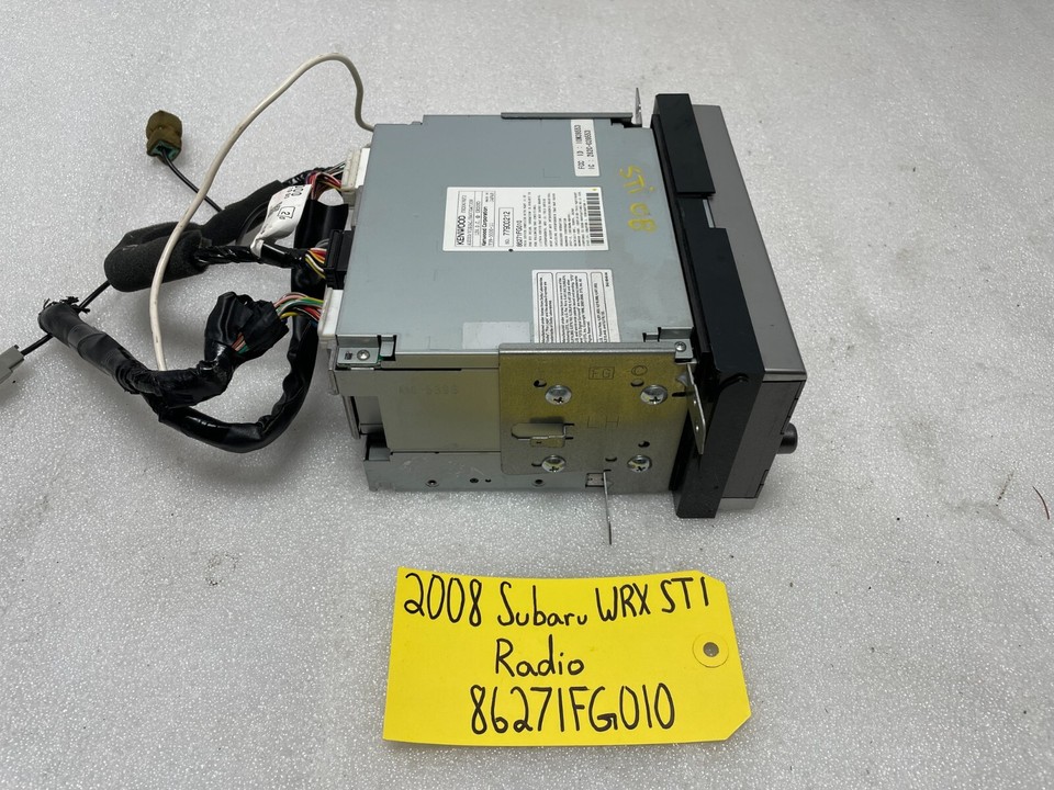 2008 Subaru Impreza WRX STi GV8 GC8 OEM KENWOOD RADIO NAVIGATION NAV 08 ...