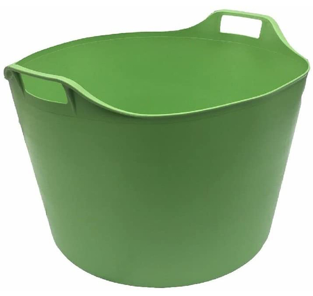 75L Flexi Tub Plastic Trug Bucket Garden Flexible Storage Container ...