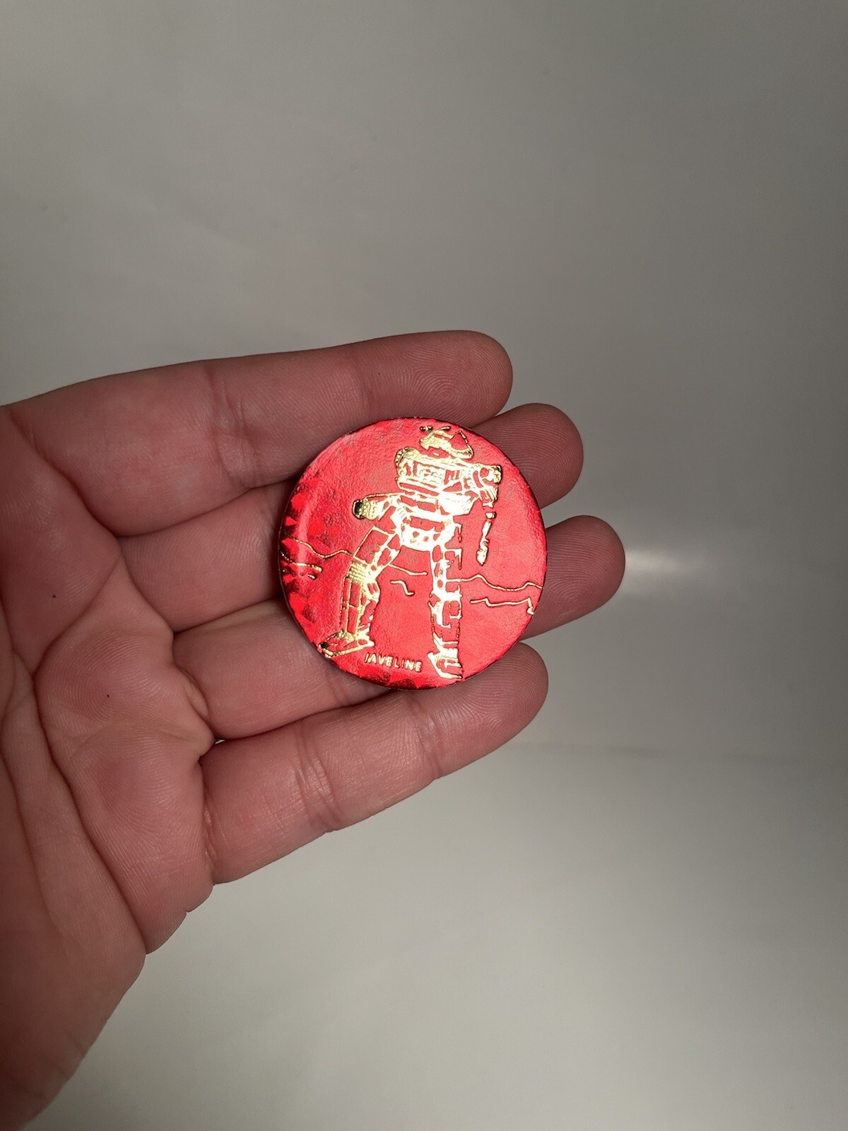 Vntg POG 1990s Javeline Robot Silver Transformers Milk Bottle Cap HTF ...