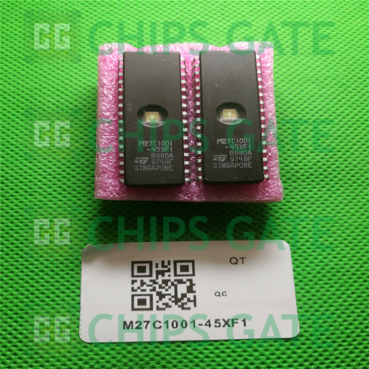 2PCS STMicroelectronics M27C1001-45XF1 27C1001 UV EPROM 1Mbit 45NS | eBay