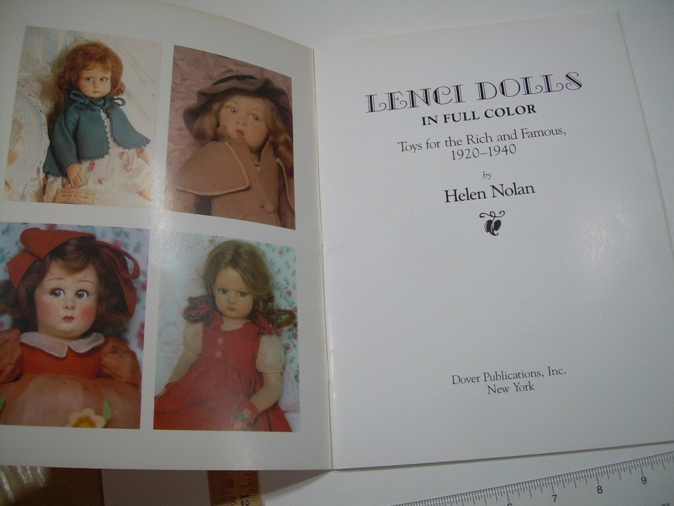 Helen Nolan 1986 Lenci Dolls in Full Color 1920-1940 * Italian Felt ...