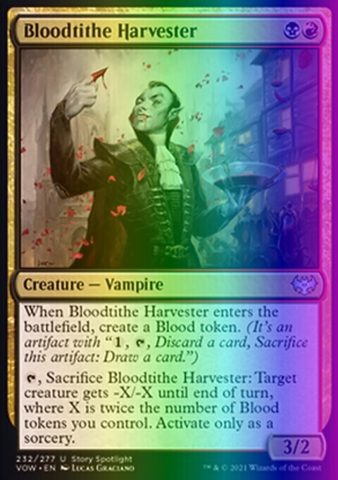 MTG Bloodtithe Harvester (232/561) Innistrad Crimson Vow LP FOIL | eBay