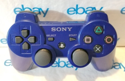 Original Sony Playstation 3 PS3 Sixaxis DualShock 3 Controller Blue ...