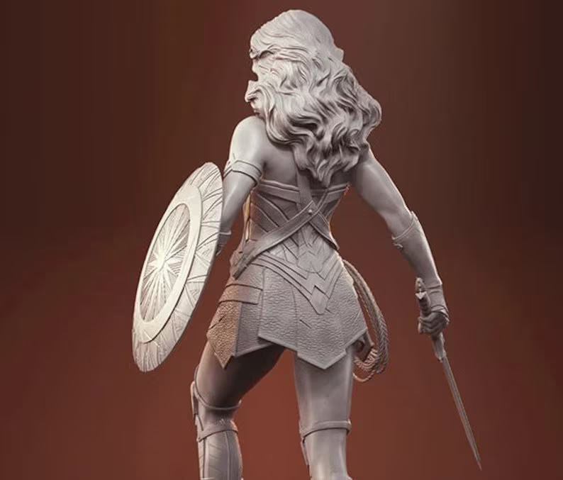 Wonder Woman 3d Printed Model | Unassembled | Unpainted | 1/10-1/3 | eBay