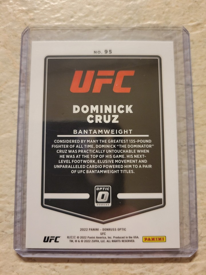 2022 Donruss Optic UFC #95 Dominick Cruz | eBay